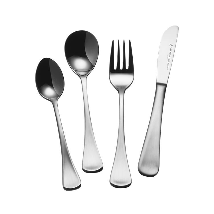 Maxwell & Williams Cosmopolitan 4pc Children Cutlery Set - Fast Shipping