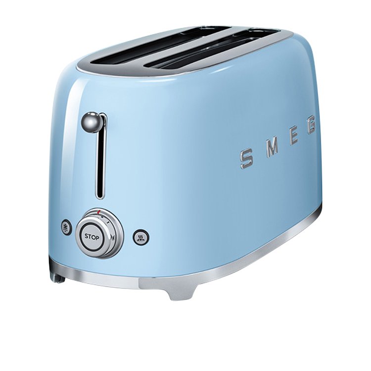 Smeg 4 Slice Toaster Pastel Blue | Kitchen Warehouse