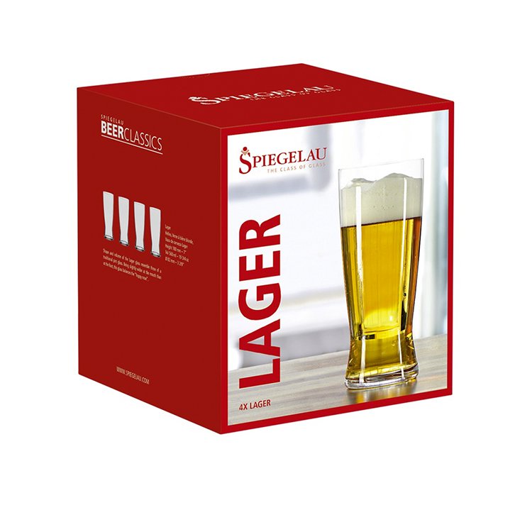 Spiegelau Beer Classics Lager Set of 4 - Fast Shipping